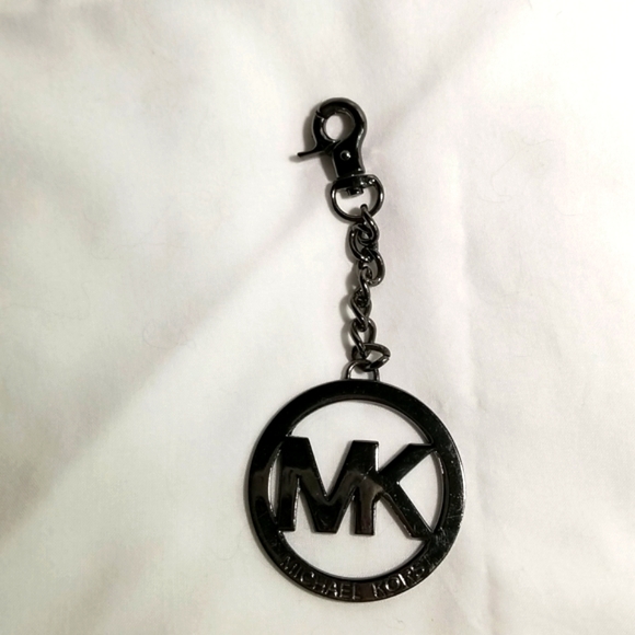 MICHAEL Michael Kors | Accessories | Michael Kors Mk Dark Chrome Keychain Fob Purse Hangtag ...